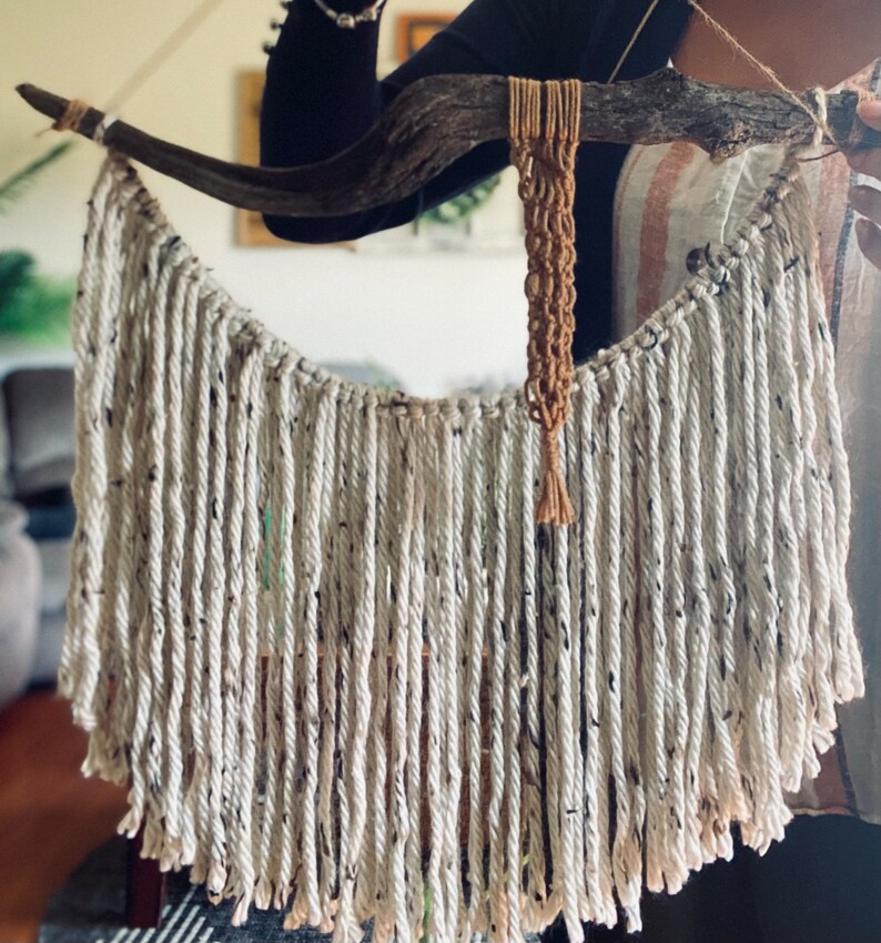 THE BOHO SNAKE Macrame Wall Hanging on Snake Shaped - Etsy