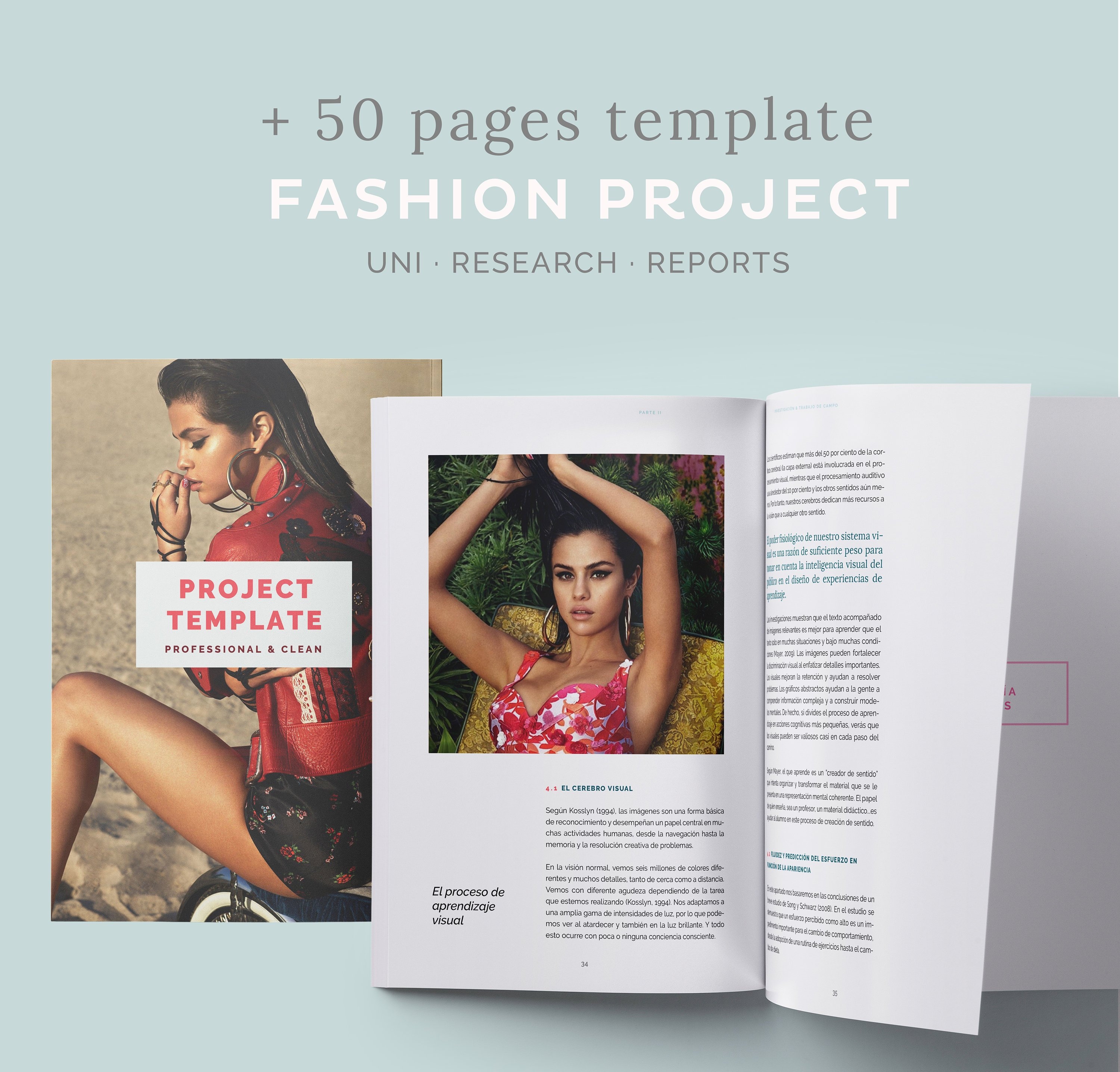 Fashion Magazine Pages Layout