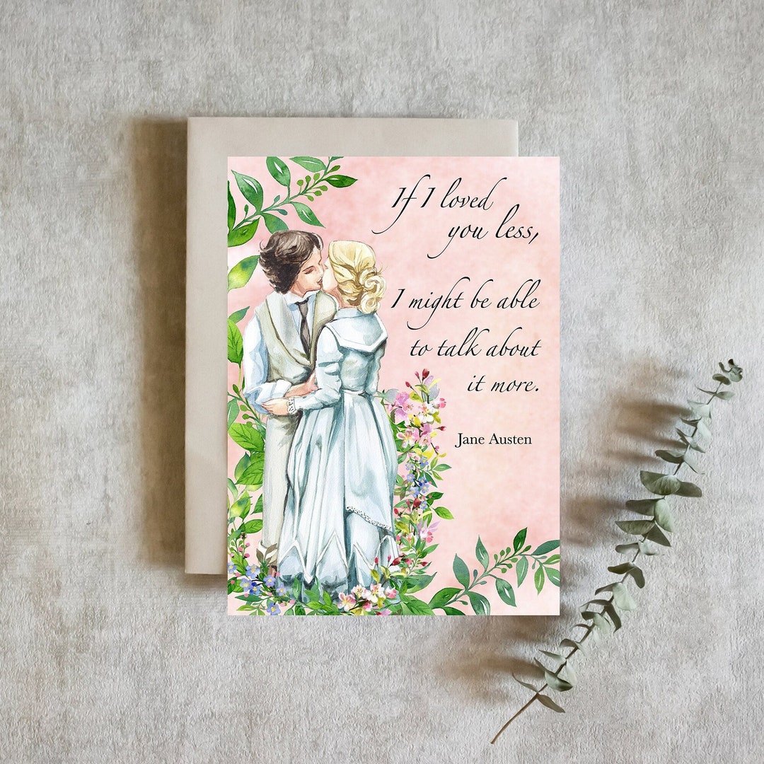 Mr. Knightley & Emma 5X7 Art Print, Jane Austen, Emma, Mr. Knightley ...