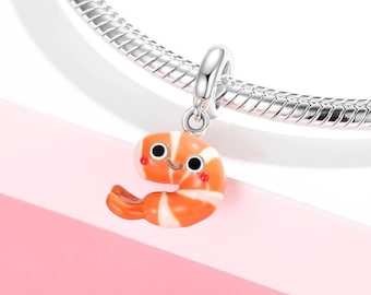 Shrimp Charm | Etsy