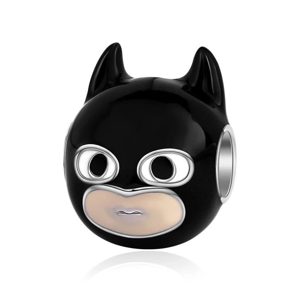 Batman 925 Sterling Silver Pandora Fit Charm | Etsy