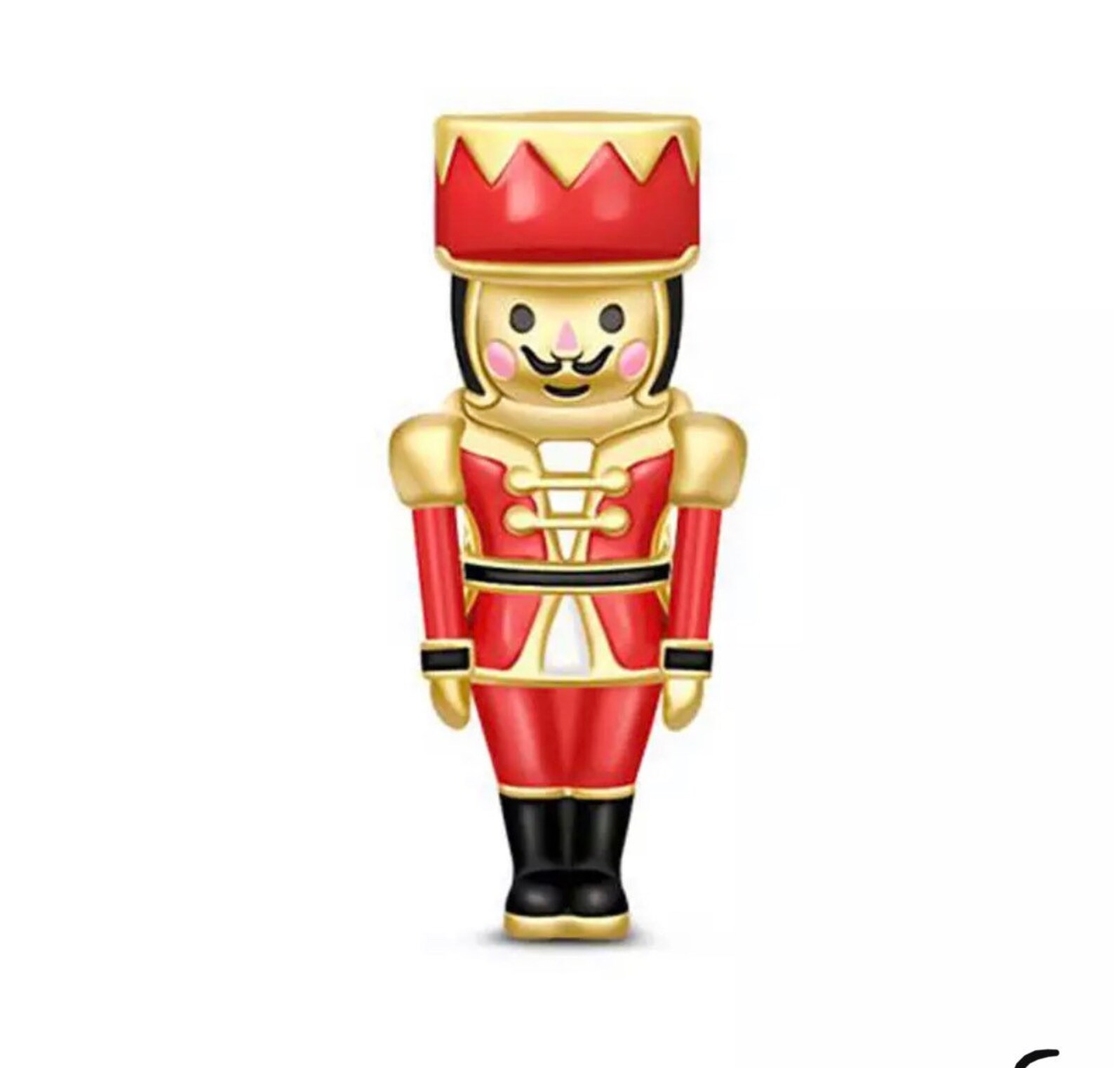 Christmas Nutcracker 925 Sterling Silver Pandora Fit European | Etsy