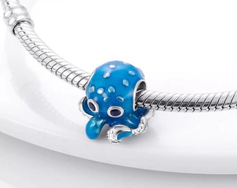 Pandora Octopus Charm Cartoon - Etsy