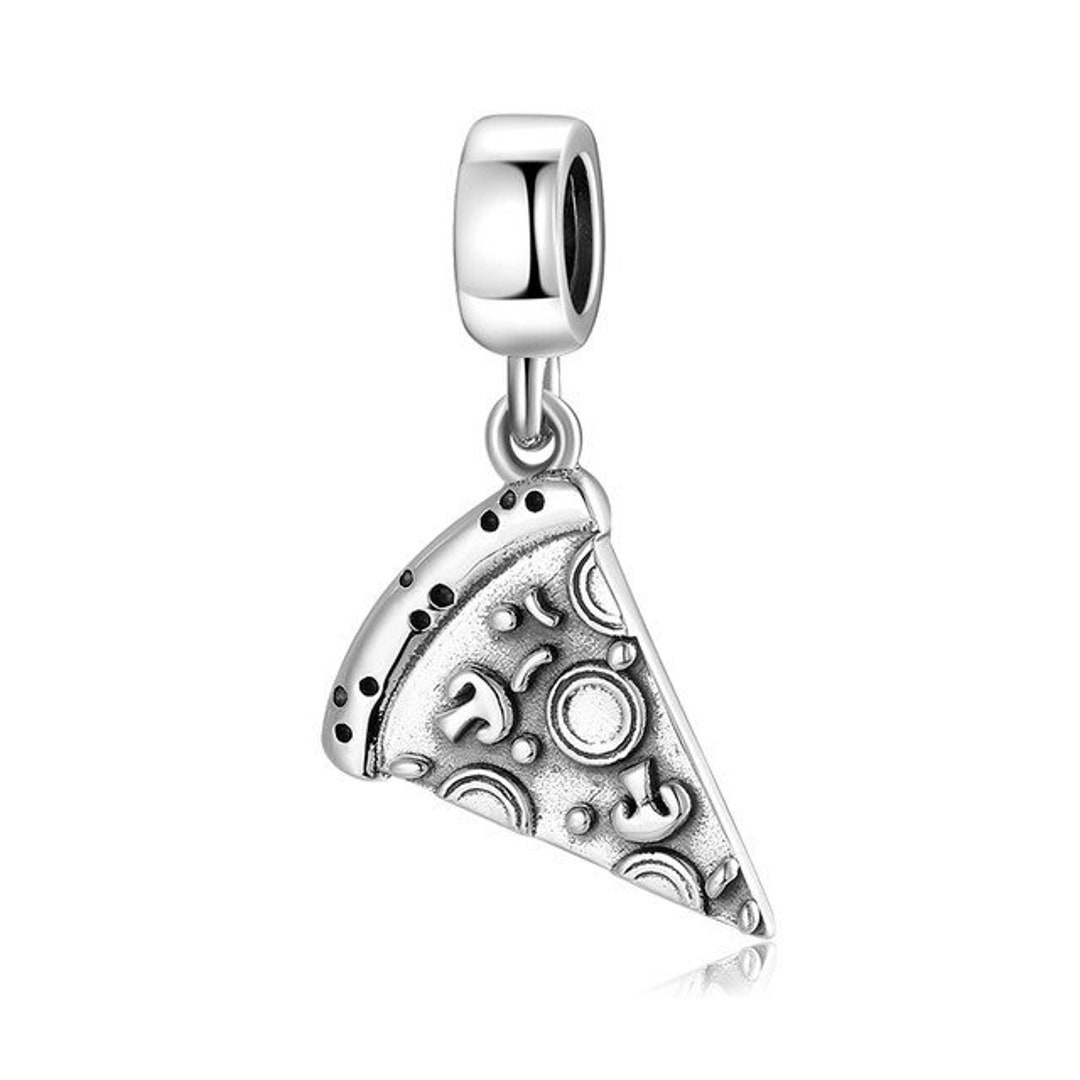 Pizza 925 Sterling Silver Pandora Fit Charm - Etsy