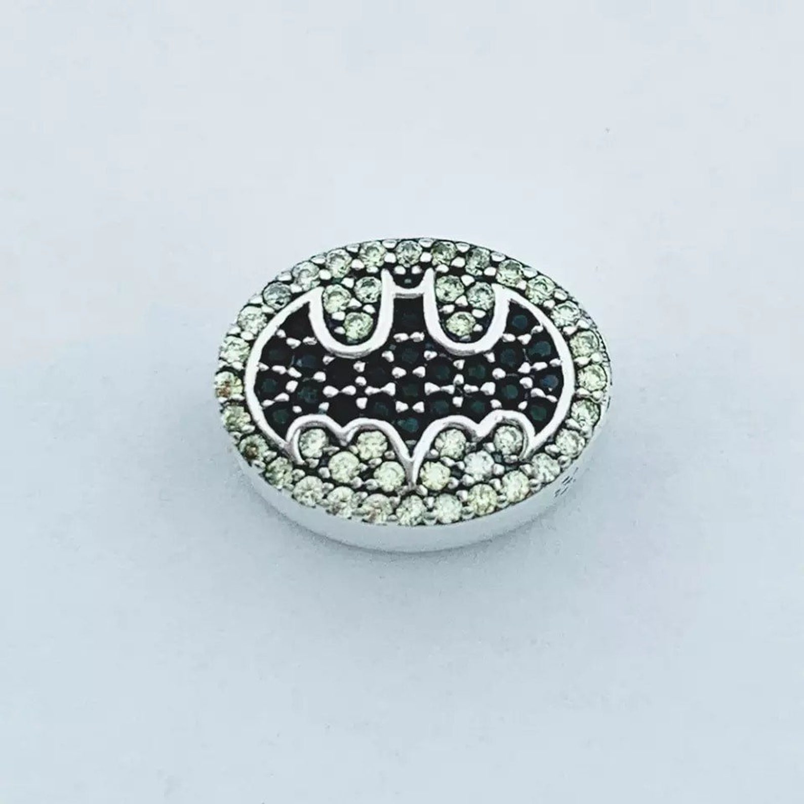 Batman 925 Sterling Silver Pandora Fit Charm | Etsy