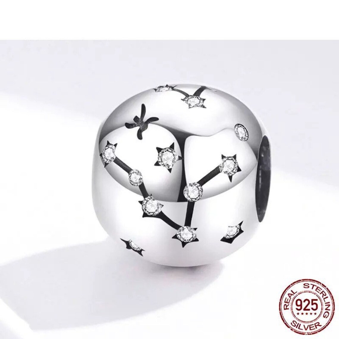 Zodiac Constellations 925 Sterling Silver Pandora Fit Charm | Etsy