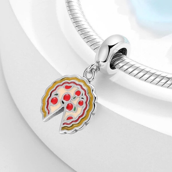 Pizza Charm - Etsy