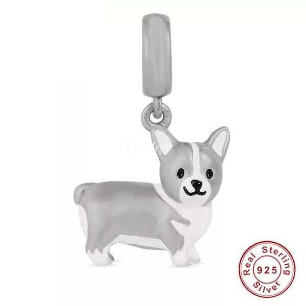 Corgi Charm - Etsy