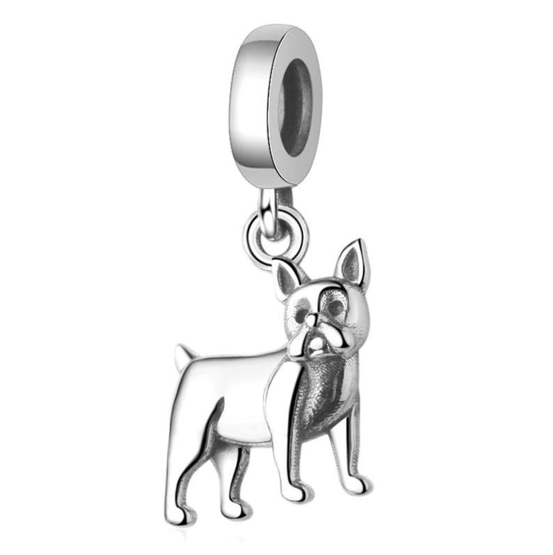 French Bulldog 925 Sterling Silver Pandora Fit Charm - Etsy