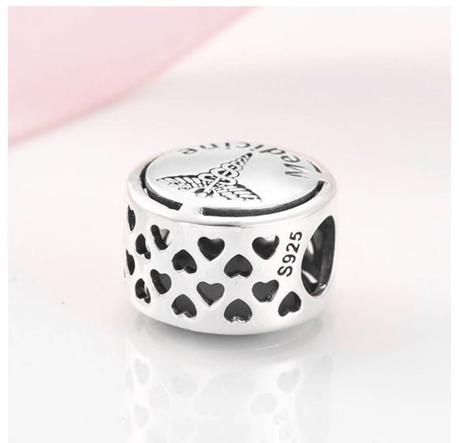 Medicine 925 Sterling Silver Pandora Fit Charm - Etsy