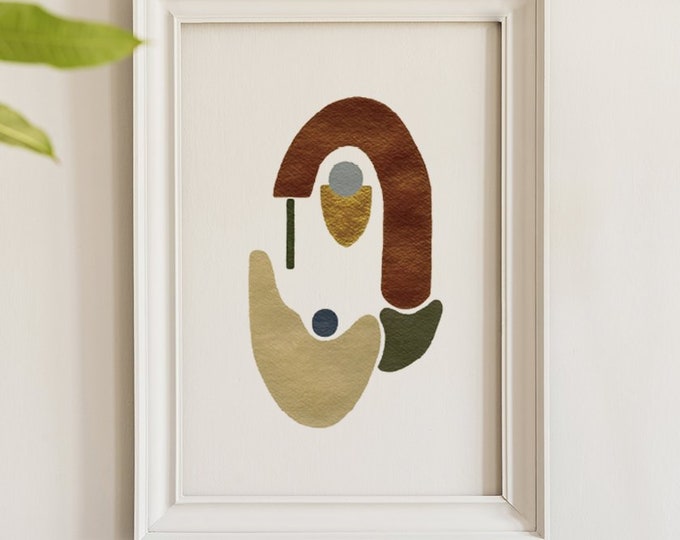 Connection Poster, Handmade Poster, Scandinavian Print, Artistic Poster ...