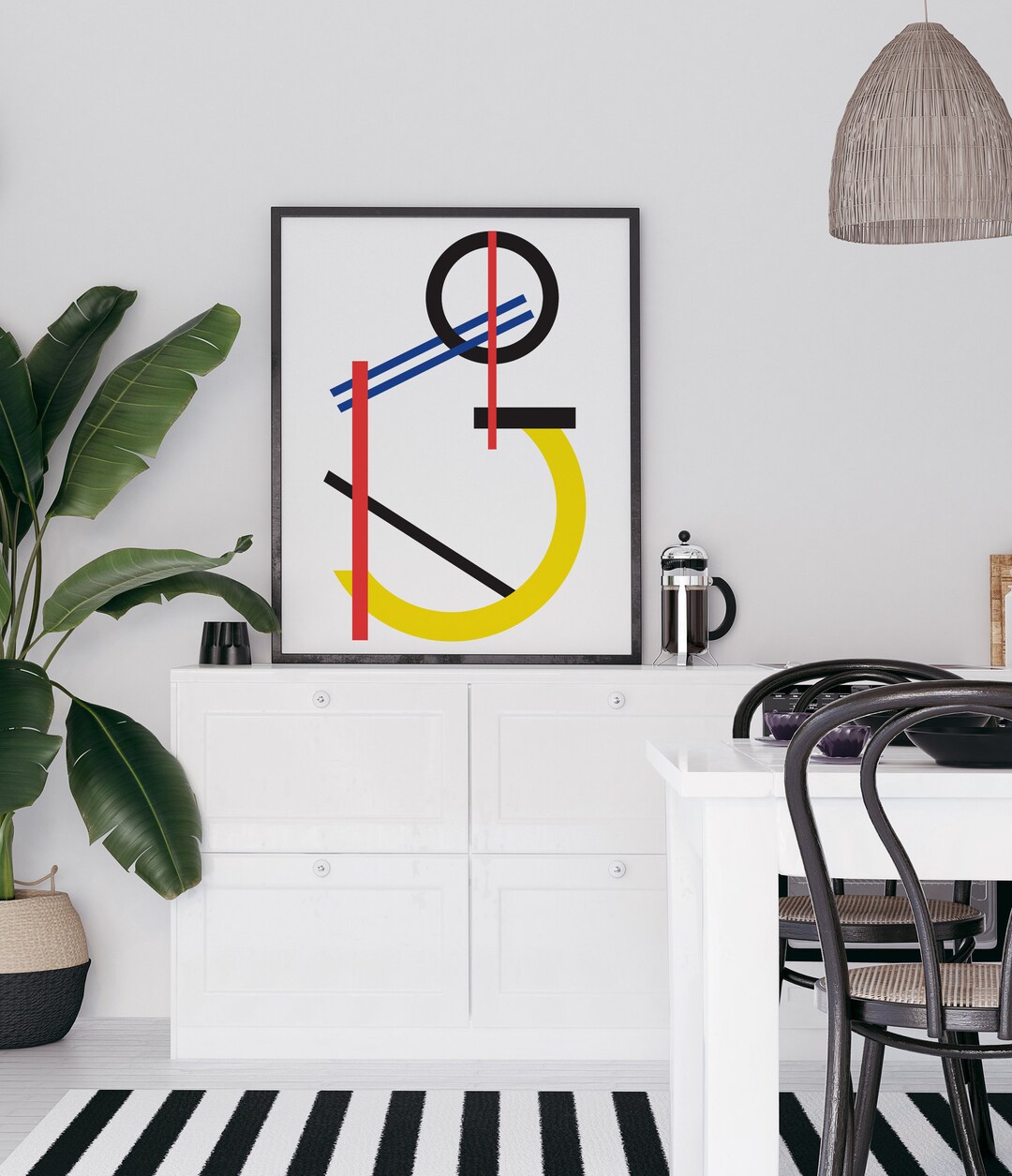 Weimar Bauhaus, Retro Poster, Modern Art Poster, Bauhaus Art, Minimal ...