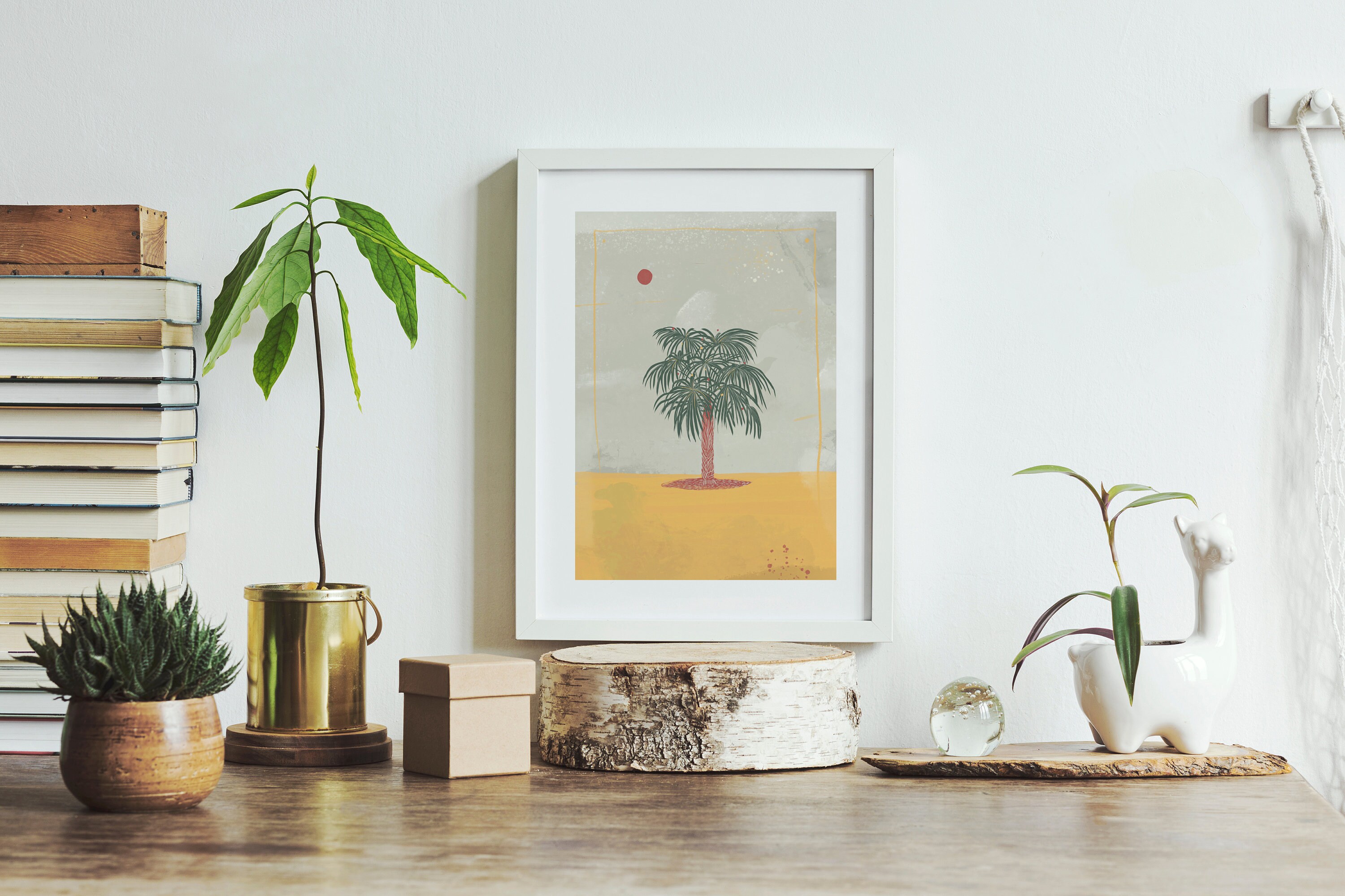 Palm Tree Poster Tropical Palm Print Botanical Poster Boho - Etsy