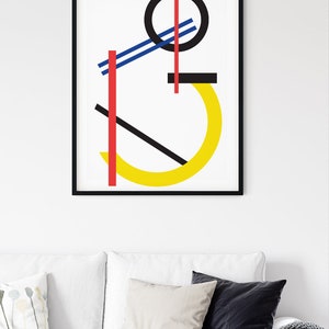 Weimar Bauhaus, Retro Poster, Modern Art Poster, Bauhaus Art, Minimal ...