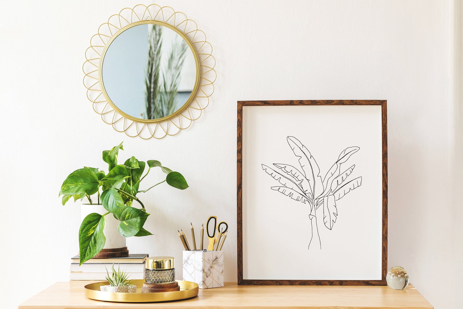Banana Tree Poster, Botanical Poster, Tropical Poster, Palm Tree Print ...