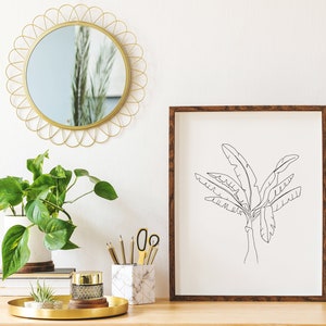 Banana Tree Poster, Botanical Poster, Tropical Poster, Palm Tree Print ...