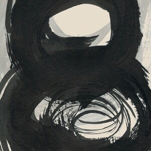 Circle Eight Poster, Circle Art Print, Circle Abstract, Nordic Poster ...