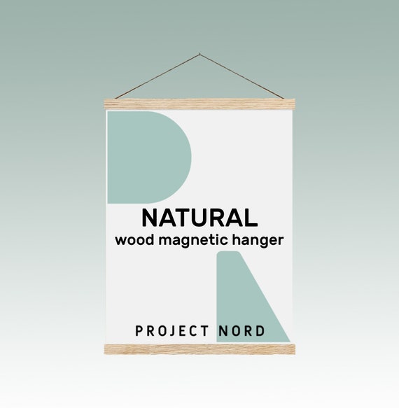 Natural Poster Hanger Wood Poster Hanger Poster Frame - Etsy