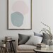 Pastel Abstract Art Minimalist Art Scandinavian Print Boho - Etsy