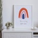Happy Place Poster, Rainbow Art, Minimalist Rainbow, Rainbow ...