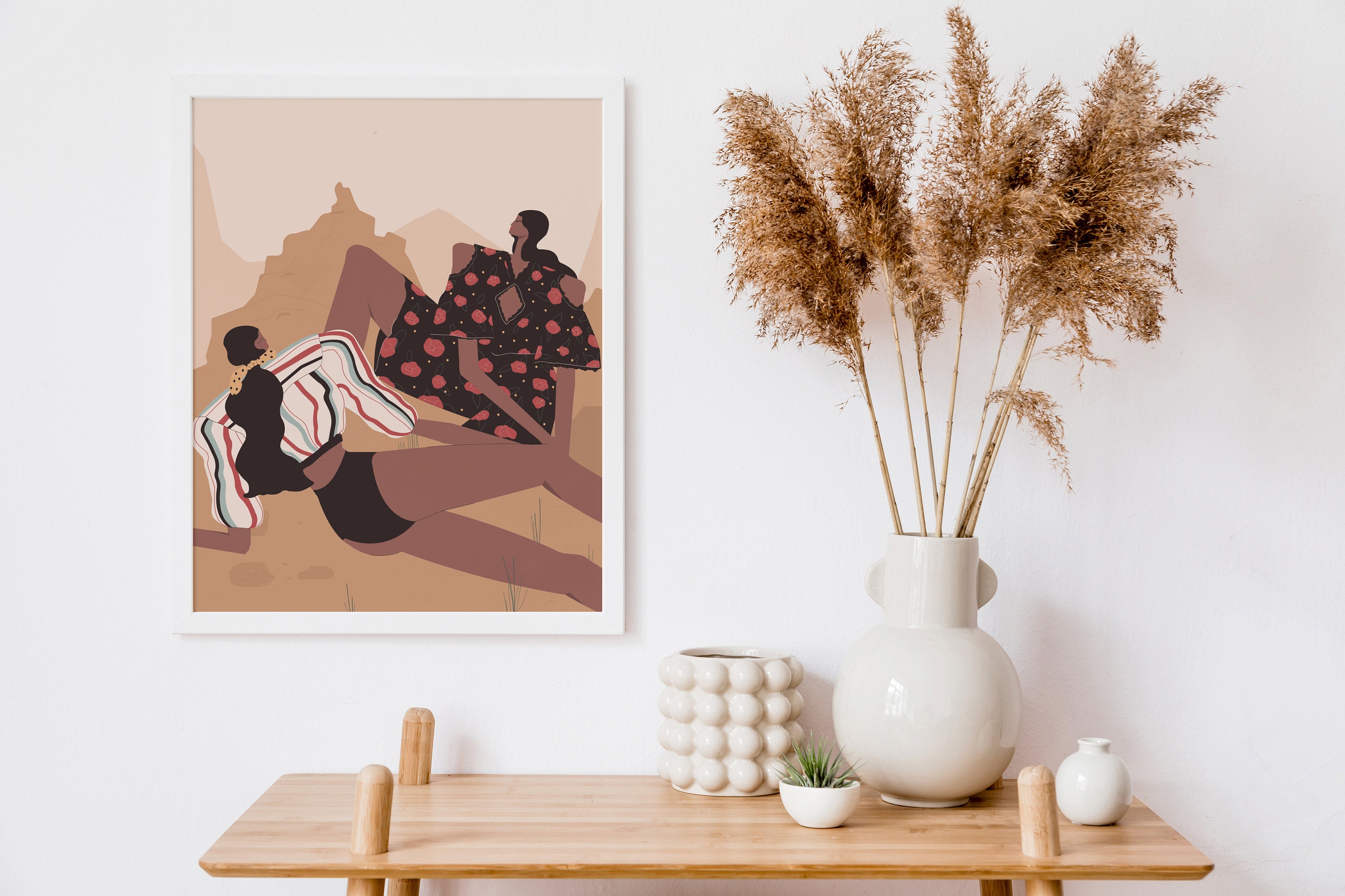 Girls Poster, Girl Illustration, Fashion Illustration, Gift for a Girl ...