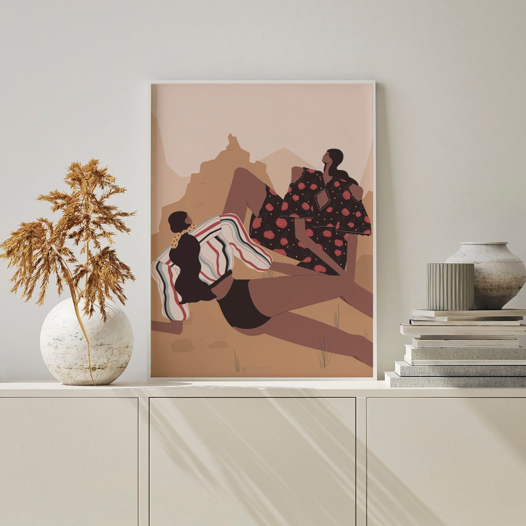 Girls Poster, Girl Illustration, Fashion Illustration, Gift for a Girl ...