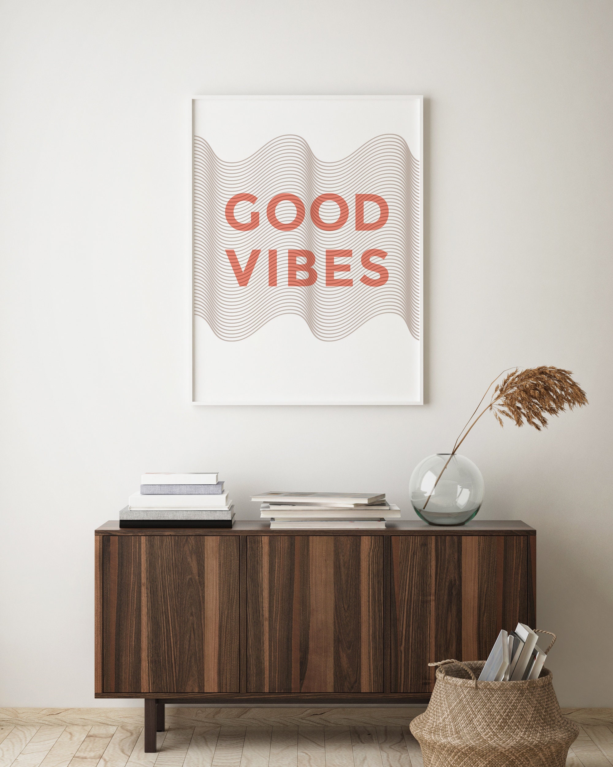 Good Vibes Print, Motto Poster, Positive Vibes Print, Housewarming ...