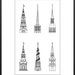 Copenhagen Architecture Poster Building Print Nordic Poster - Etsy