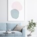 Pastel Abstract Art Minimalist Art Scandinavian Print Boho - Etsy