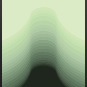 Green Lines Poster, Abstract Poster, Scandinavian Print, Minimalist ...