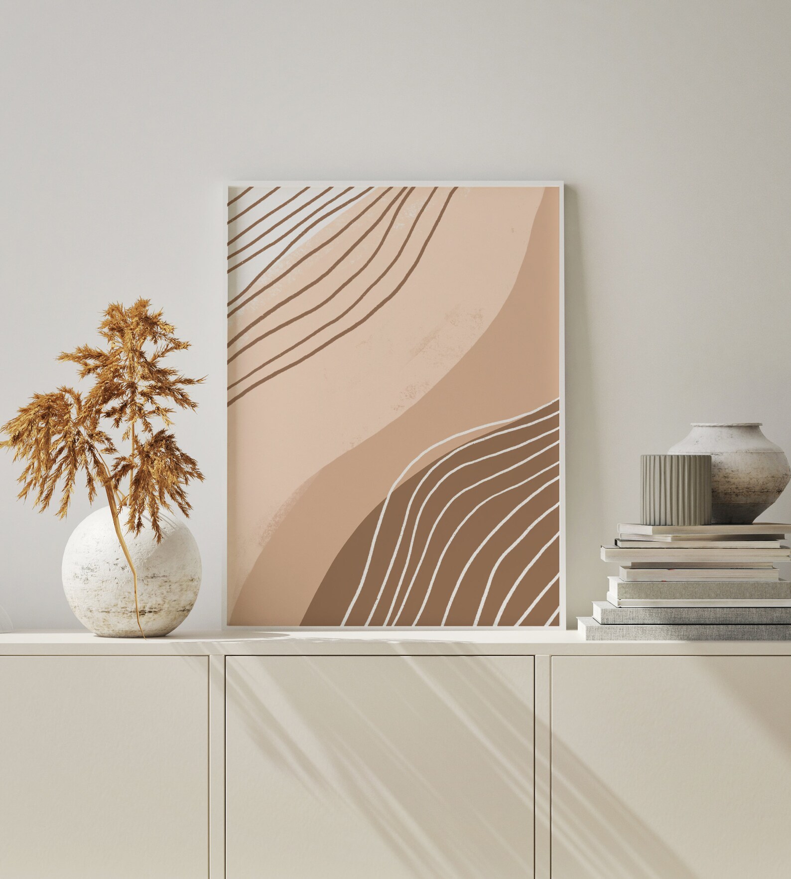 Lines Poster Scandinavian Print Line Drawing Geometric - Etsy