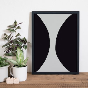 Half Circles Poster, Scandinavian Print, Minimalist Print, Geometric ...