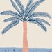 Blue Palm Tree, Palm Tree Decor, Coastal Poster, Sunset Poster, Palm ...