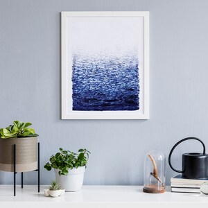 La Mer, Handmade Poster, Minimalist Print, Scandinavian Print, Ocean ...