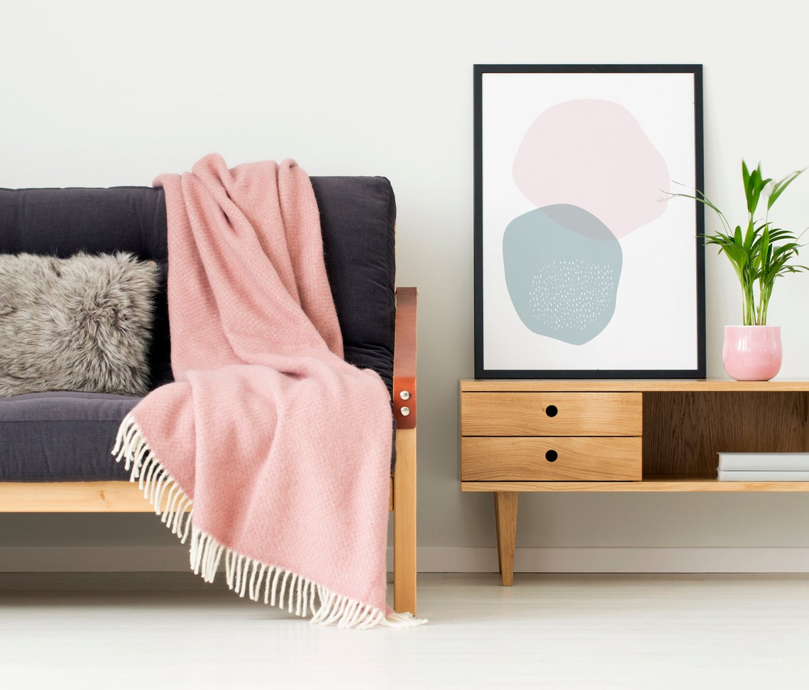 Pastel Abstract Art Minimalist Art Scandinavian Print Boho | Etsy