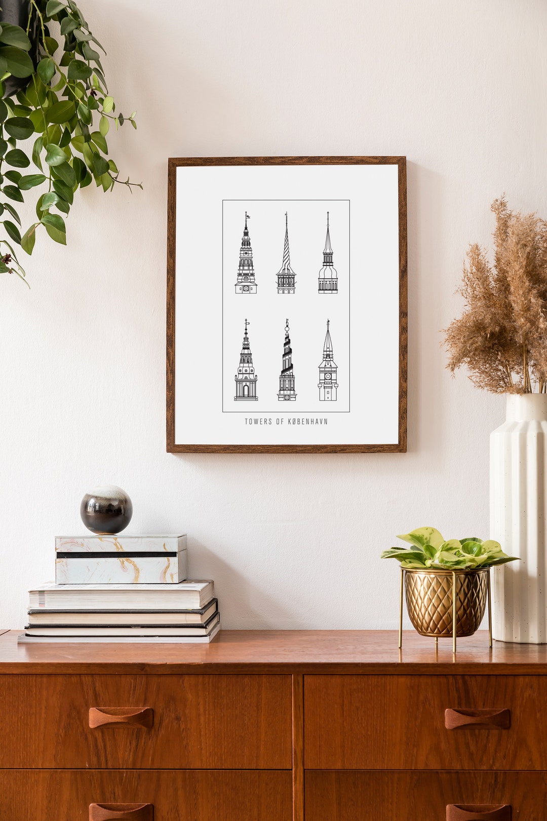 Copenhagen Architecture Poster, Building Print, Nordic Poster ...