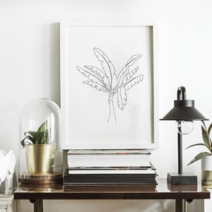 Banana Tree Poster, Botanical Poster, Tropical Poster, Palm Tree Print ...