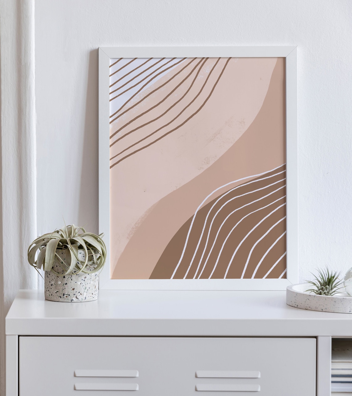 Lines Poster Scandinavian Print Line Drawing Geometric - Etsy