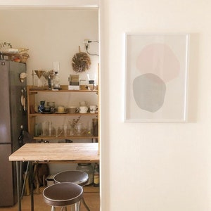 Pastel Abstract Art, Minimalist Art, Scandinavian Print, Boho Decor ...