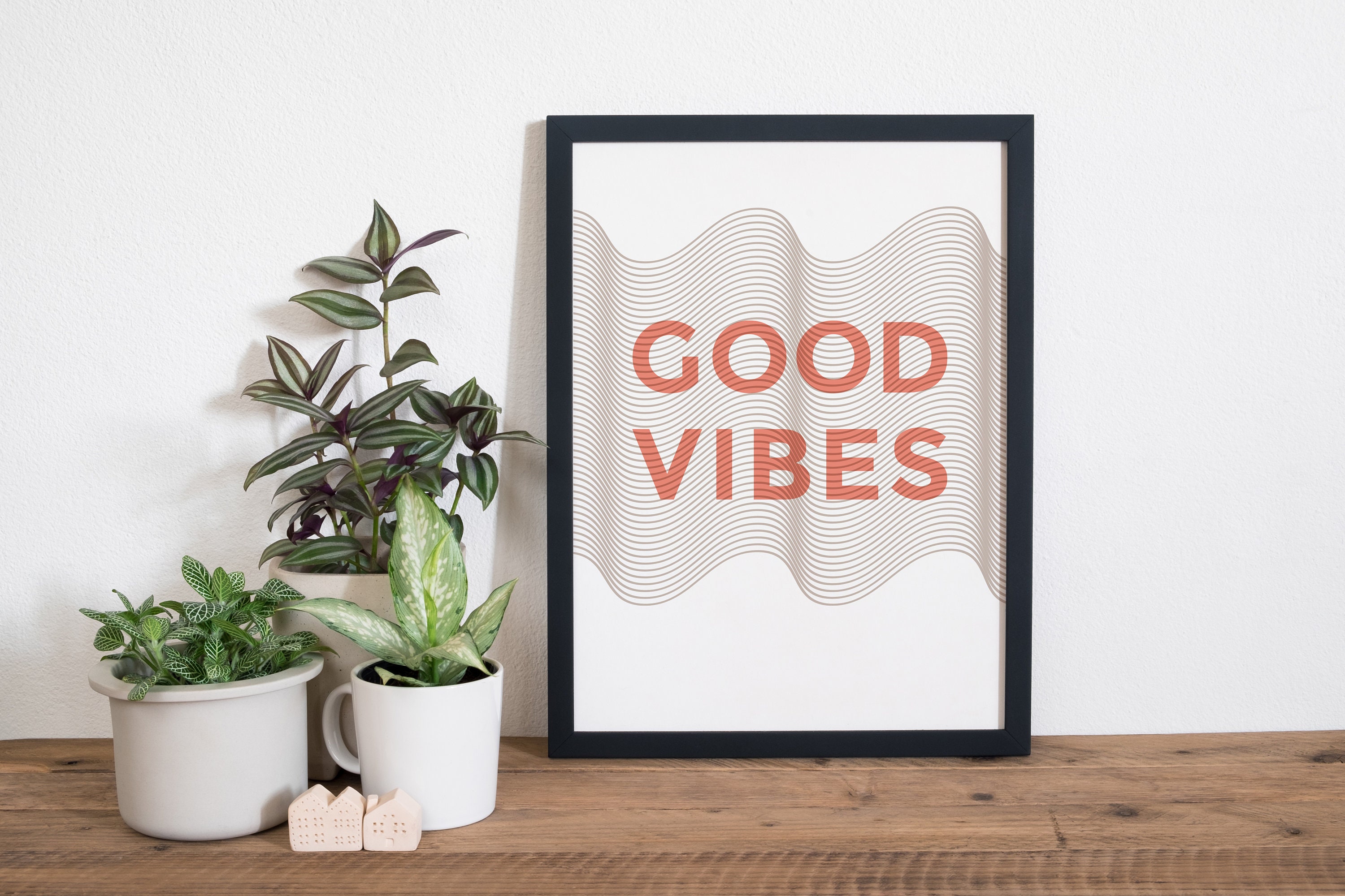 Good Vibes Print, Motto Poster, Positive Vibes Print, Housewarming ...