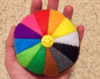 Felt Color Wheel Rainbow Pincushion 8 Colours GIFT | Etsy Ireland