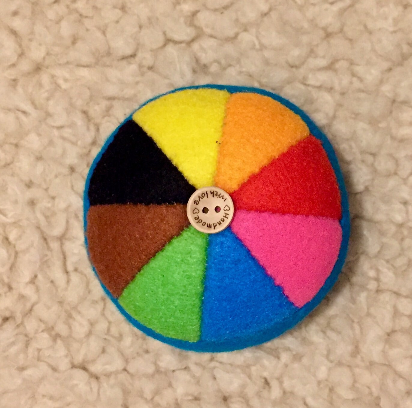 Felt Color Wheel Rainbow Pincushion 8 Colours GIFT - Etsy Ireland