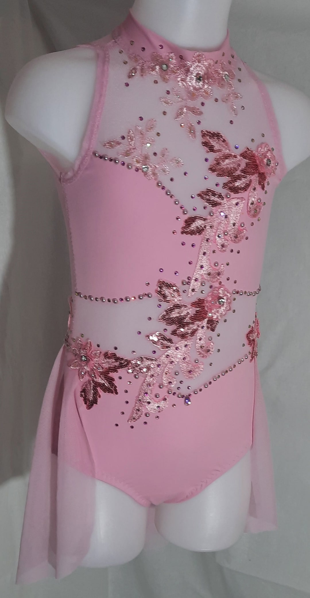 Girl Pink Lyrical Dance Dress, 8-10 Years Ready to Ship. Size 32 Chest ...