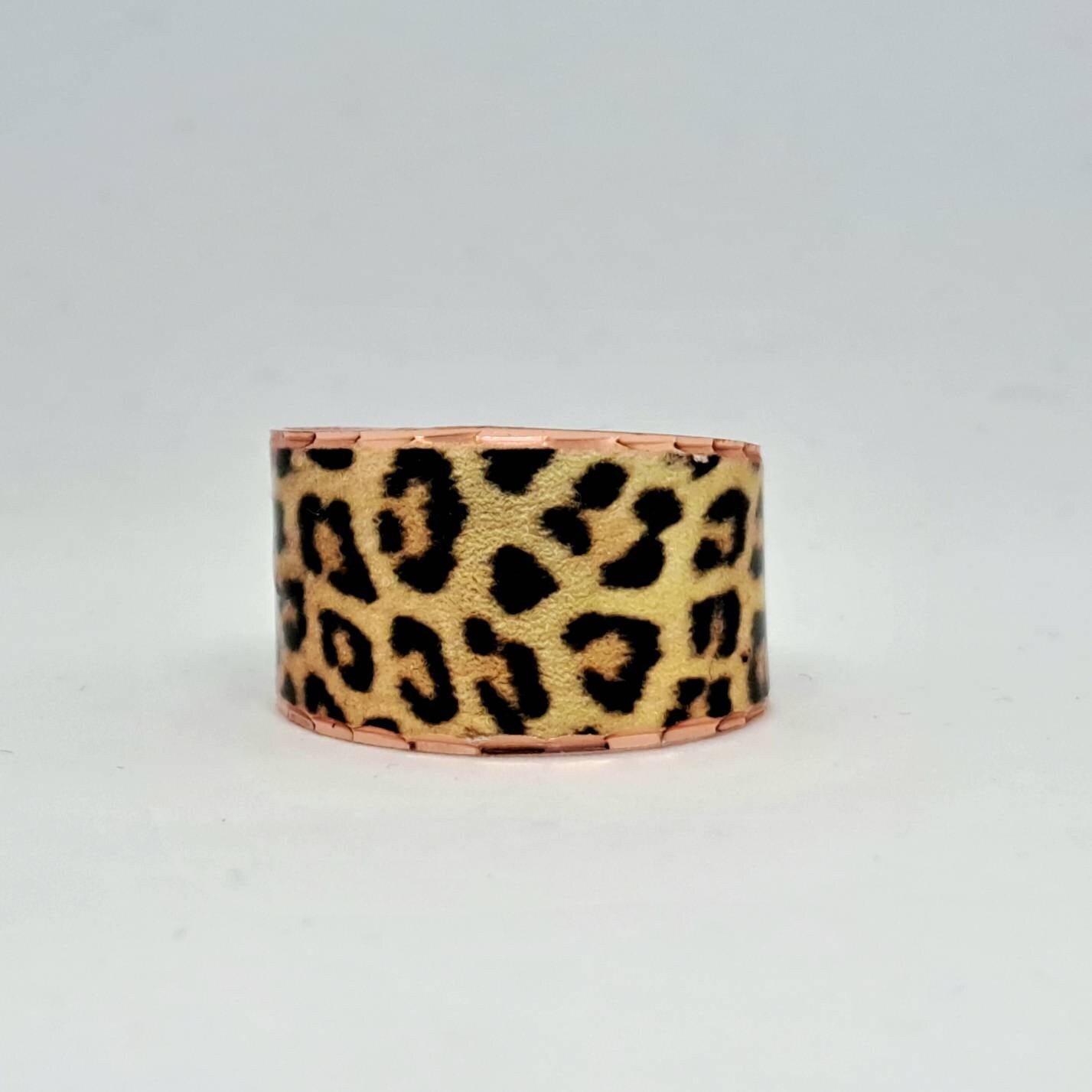 Leopard Print Handmade Ring Adjustable Copper Ring Leopard - Etsy