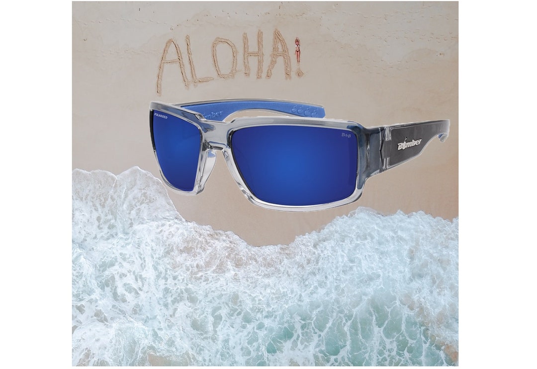 Solomon IO Boogie Safety Blue Mirror Lenses 2-tone Smoke Crystal Frame ...