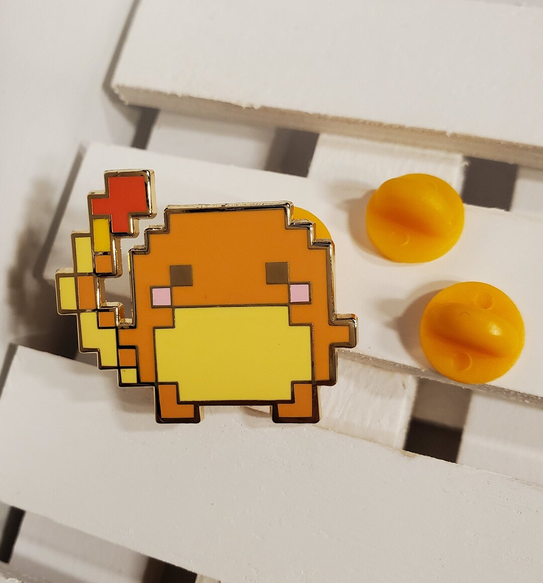 Little Monster, Charmander, First Gen Starter, 8bit, Cute Pixel, Chibi ...