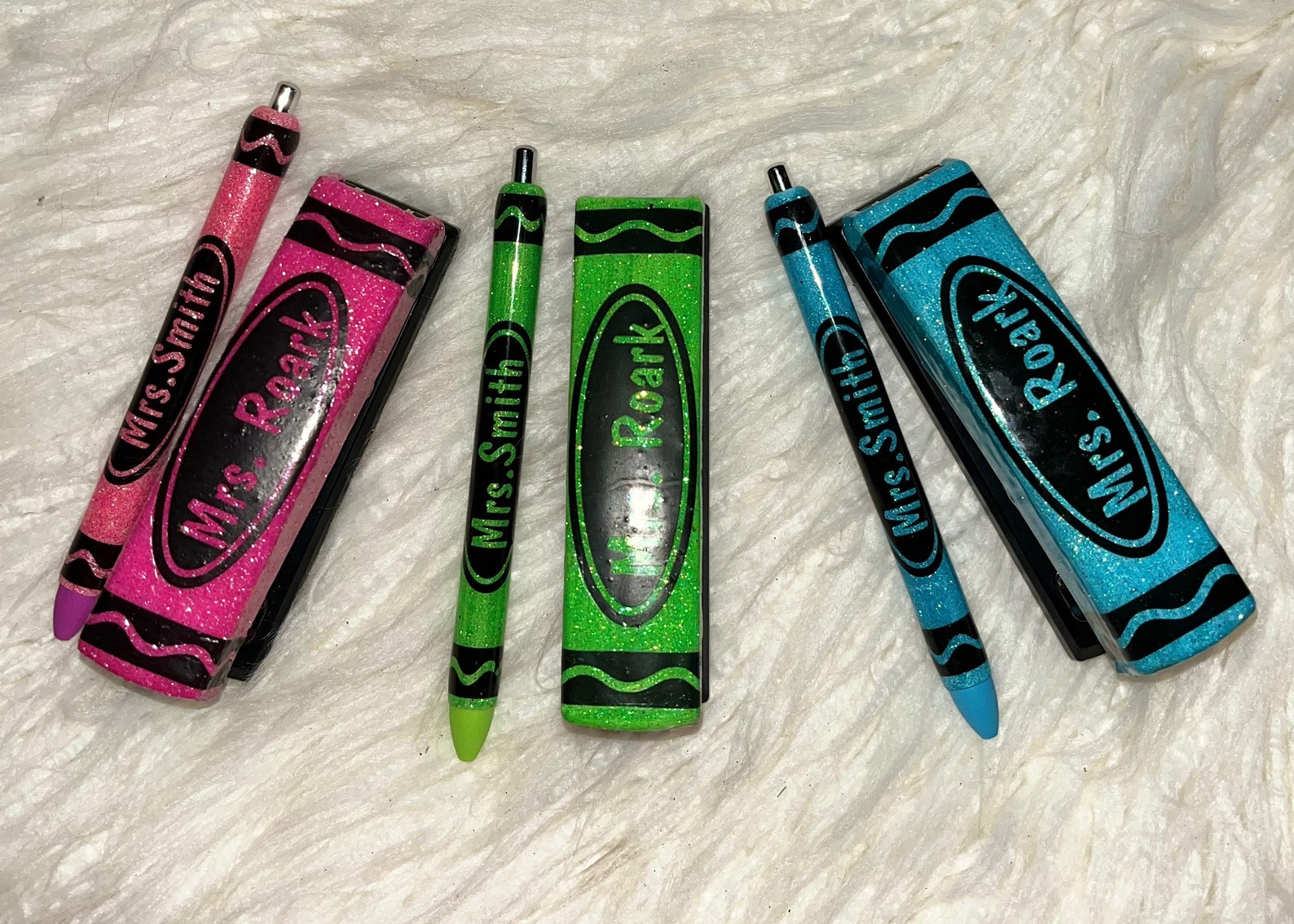 Custom Stapler Teacher Back to School Glitter Stapler Pencil - Etsy