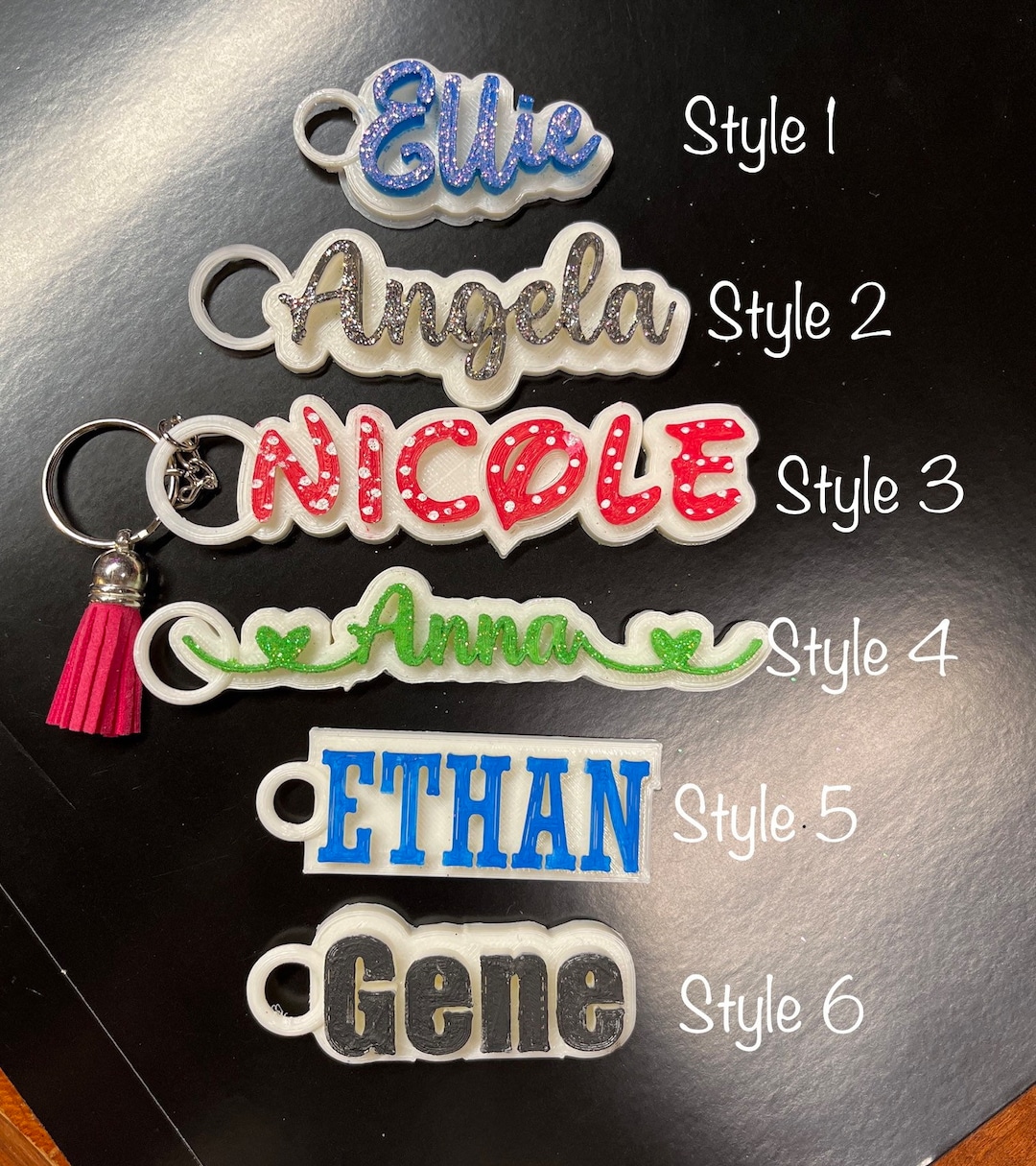 Backpack Name Keychain | Back to School Name Keychain | Personalized ...