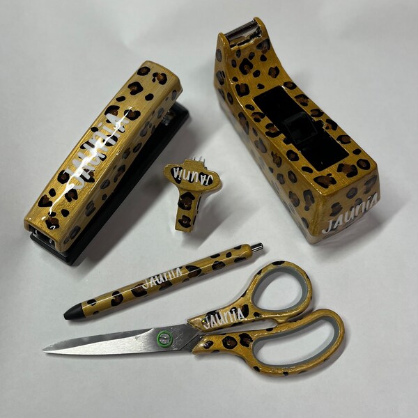 Leopard Print Office - Etsy