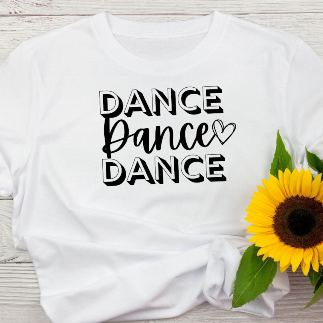 Dance Dance Dance Heart Svg Png Digital File - Etsy